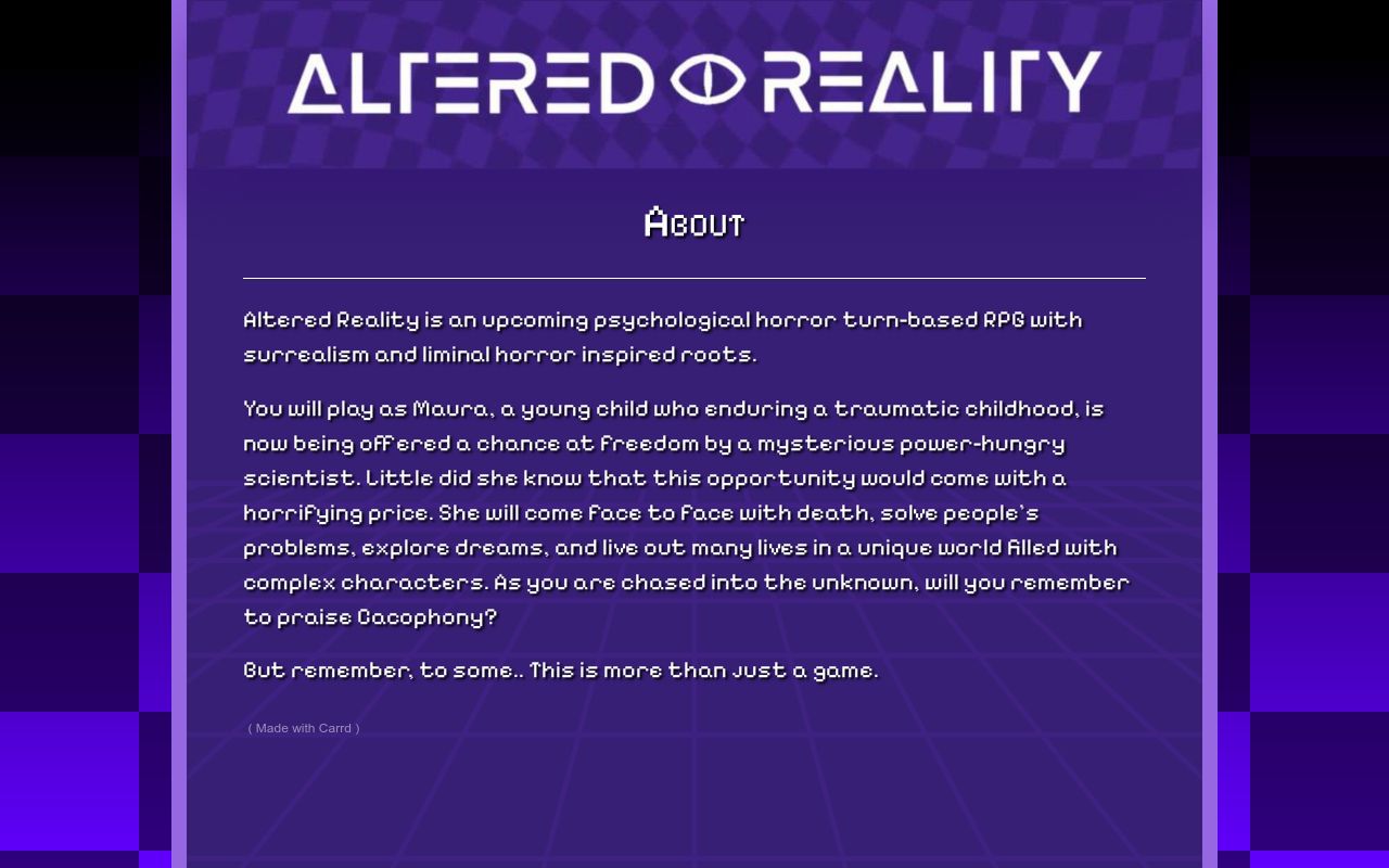 ALTERED REALITY